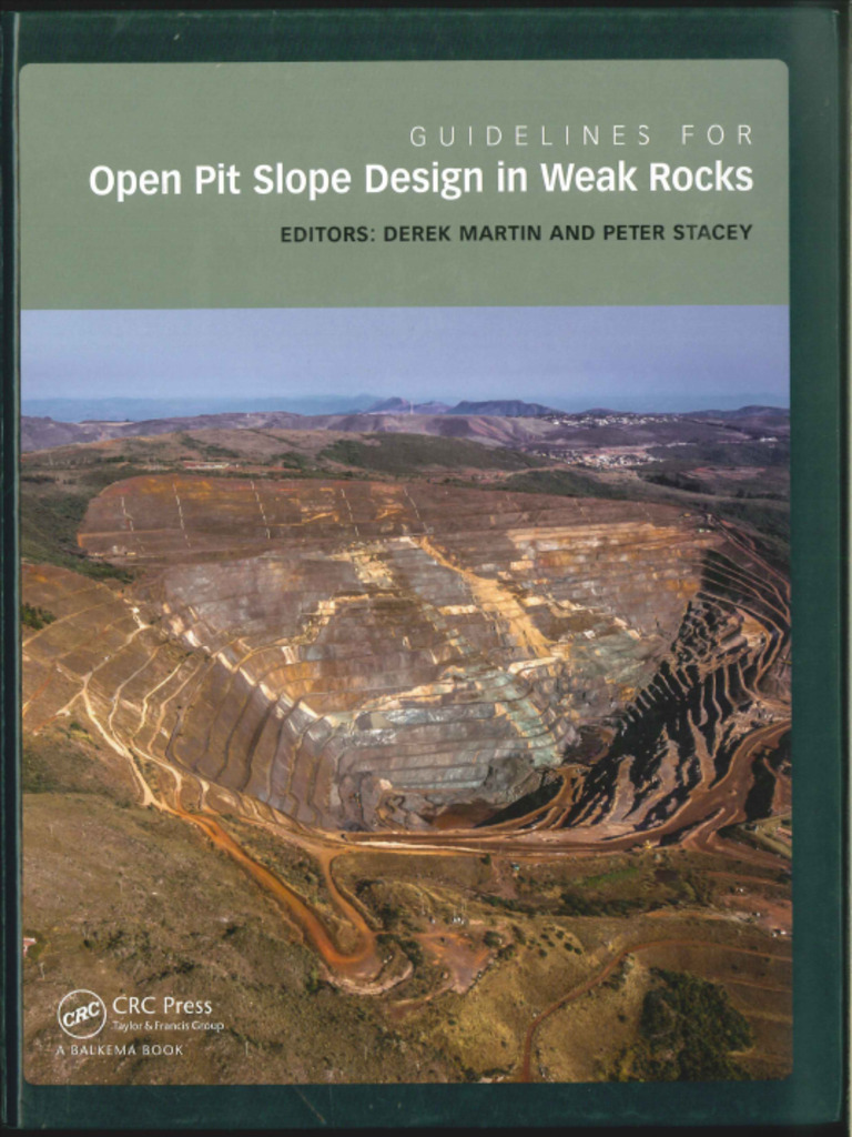 Open Pit Slope Design in Weak Rocks | PDF