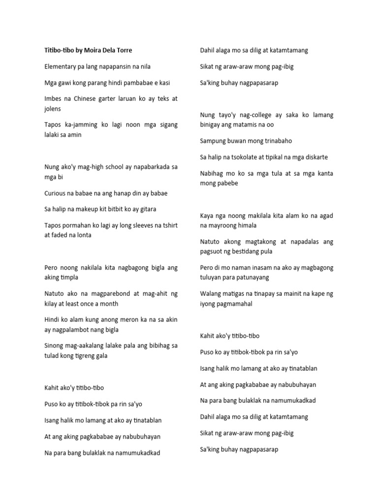 Titibo-Tibo by | PDF