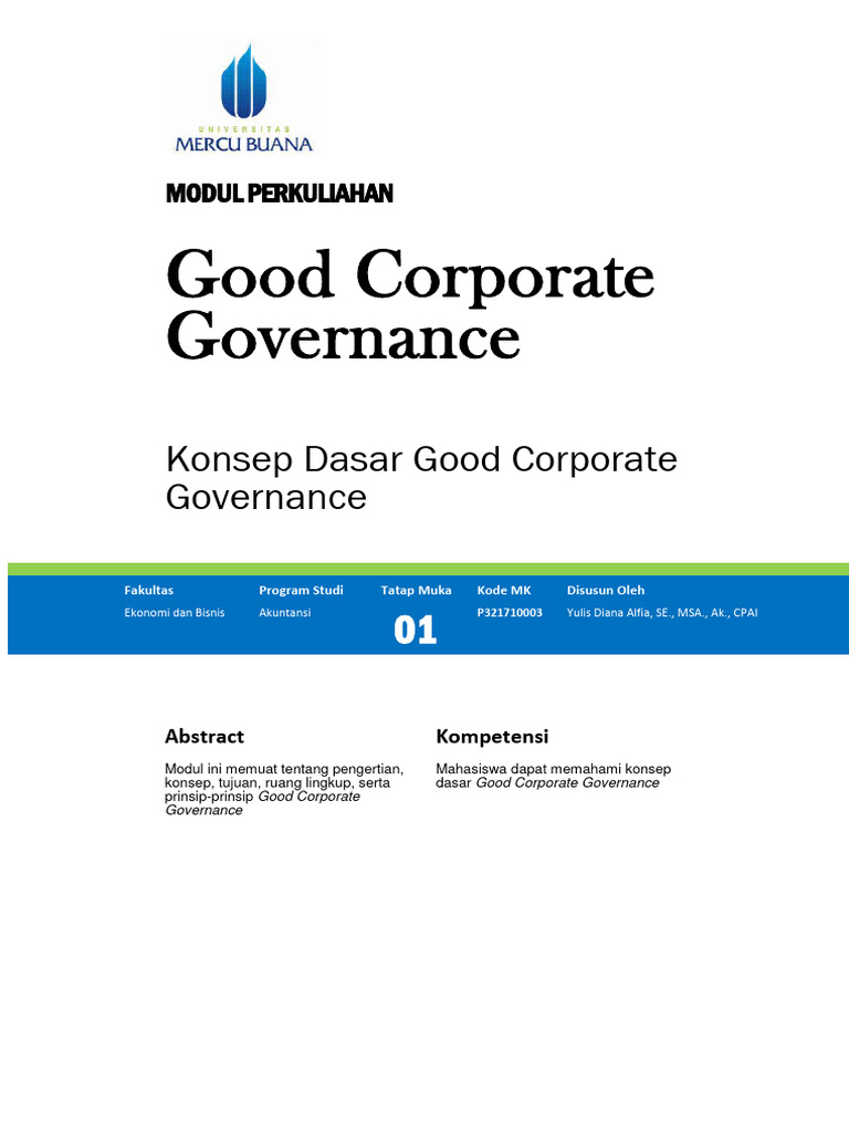 Good Corporate Governance | PDF