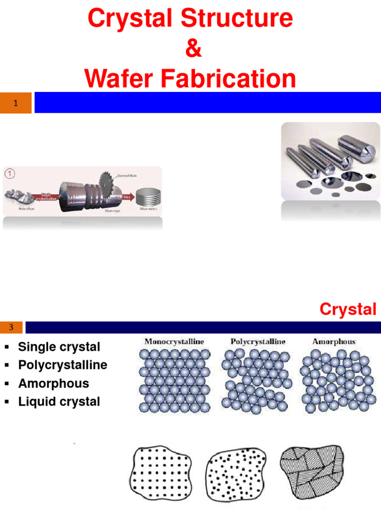 Crystal & Wafer Fabrication | PDF