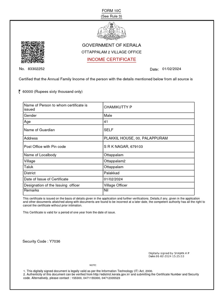 Certificate 83302252 | PDF
