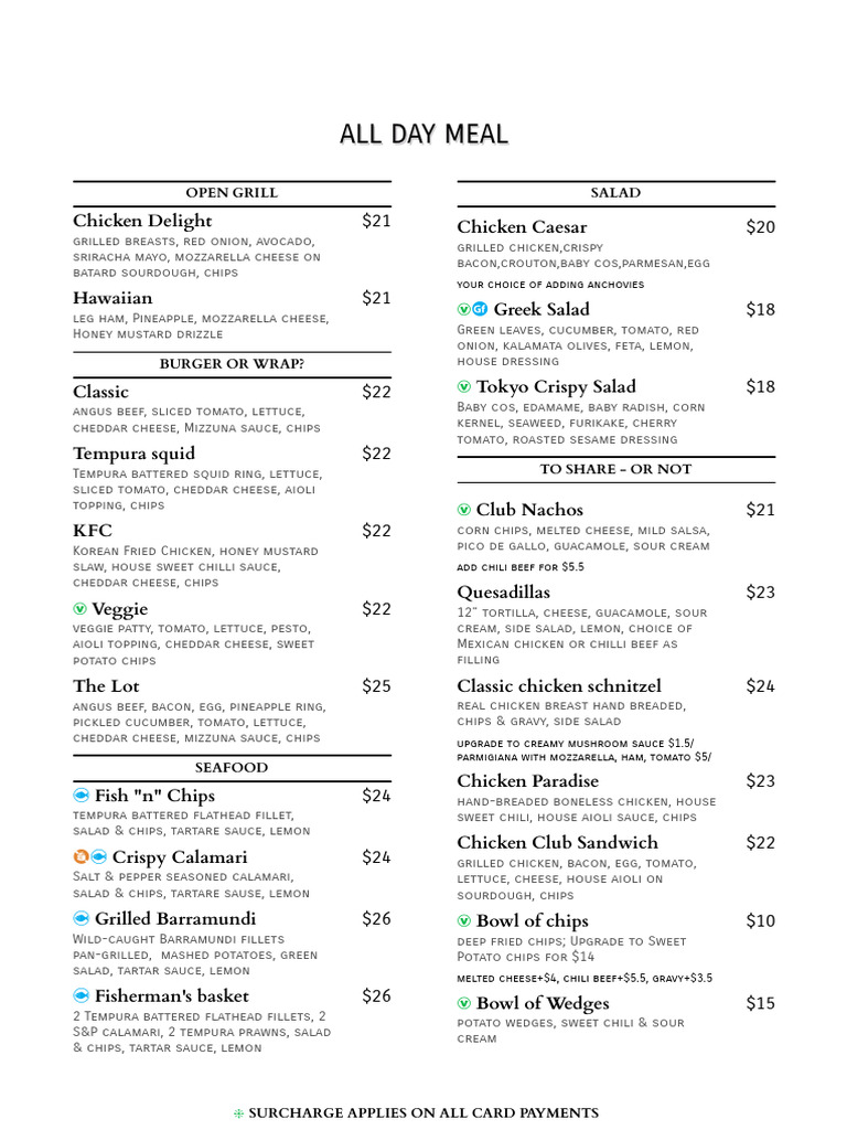 All Day Meal | PDF | French Fries | Salad