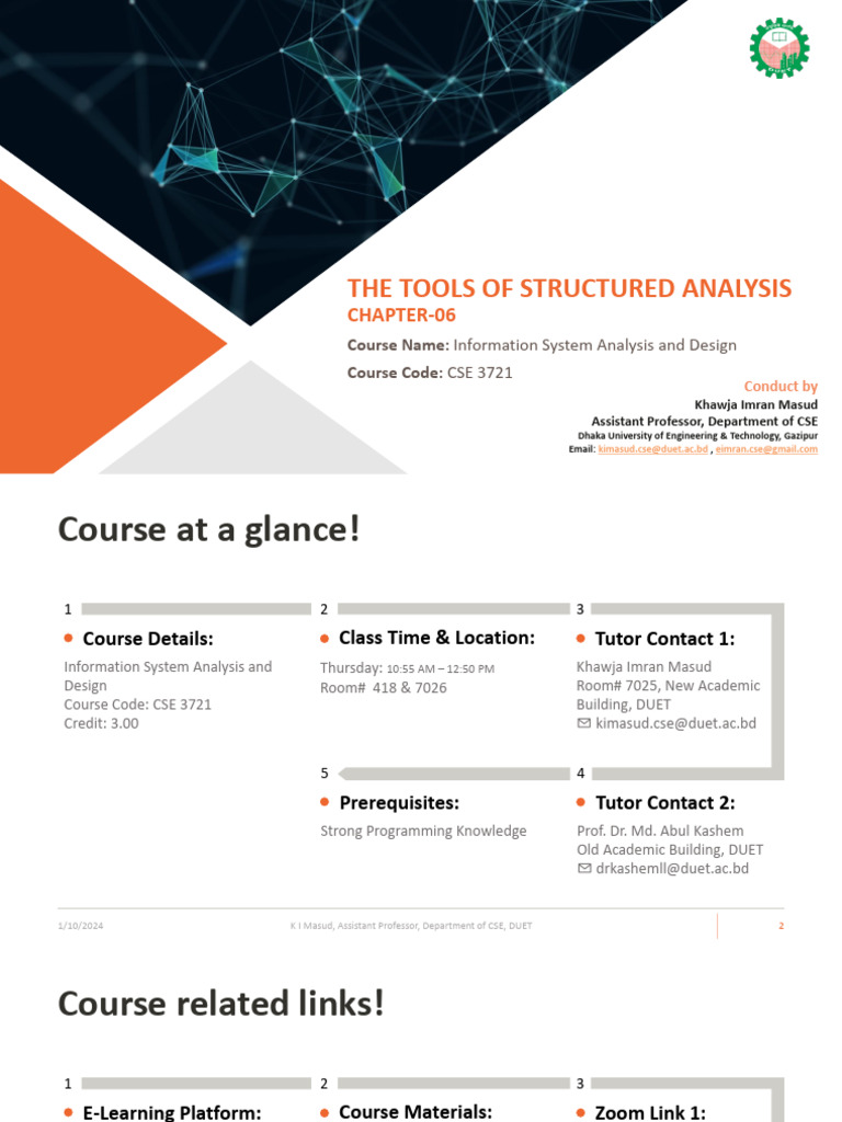 (Chapter-06) The Tools of Structured Analysis | PDF | Computing | Information Technology