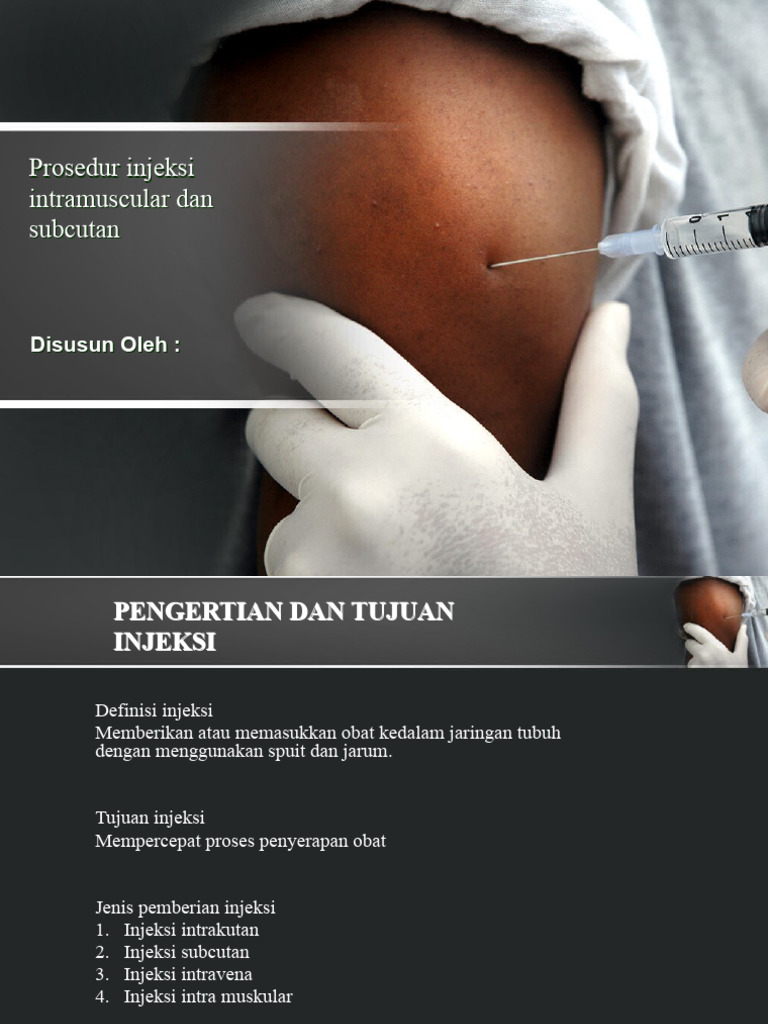 Injeksi Im Dan SC | PDF