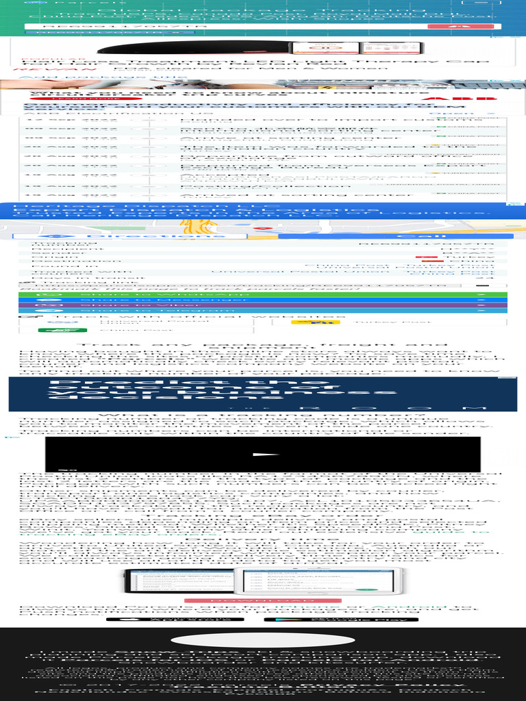 Universal Parcel Tracking - Global Package Tracking 2 | PDF
