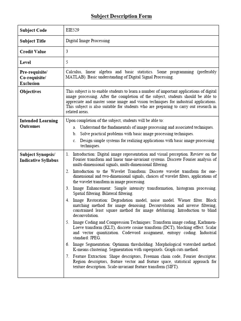 Eie529 20231 | PDF | Wavelet | Signal Processing