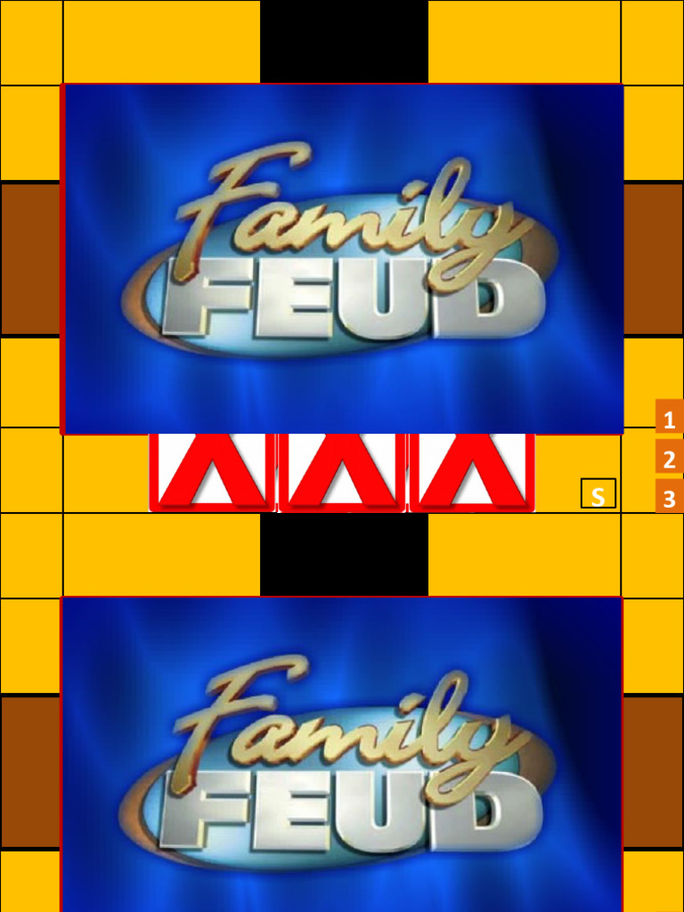 Family Feud Template | PDF