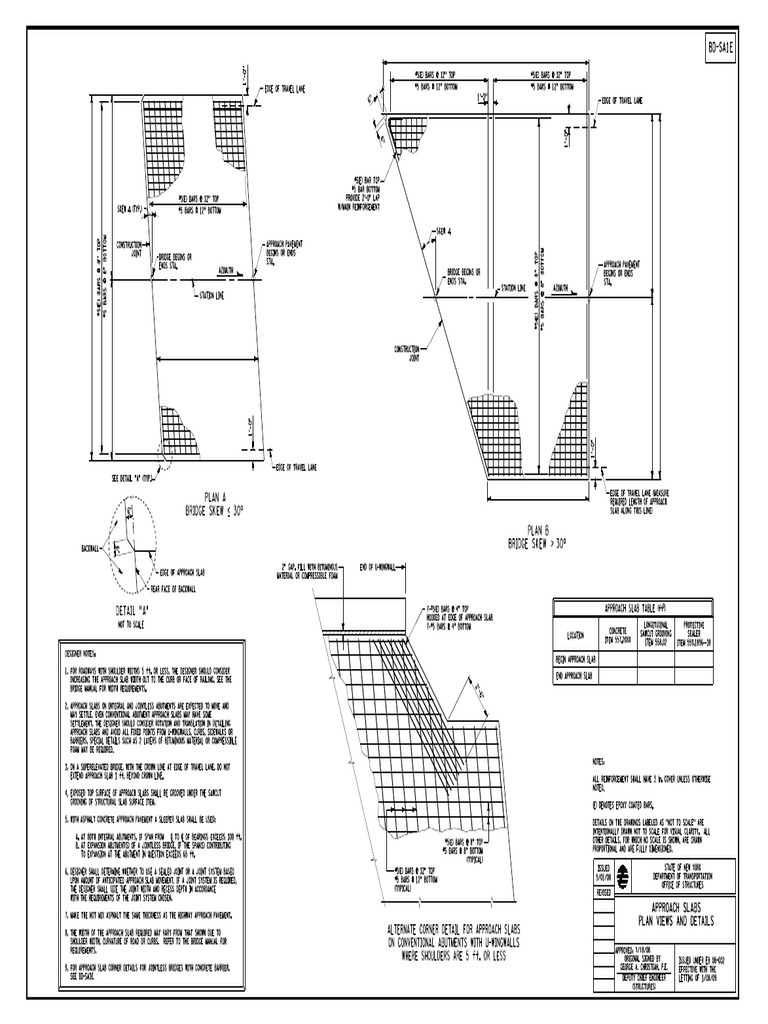 BD Approach Slabs | PDF