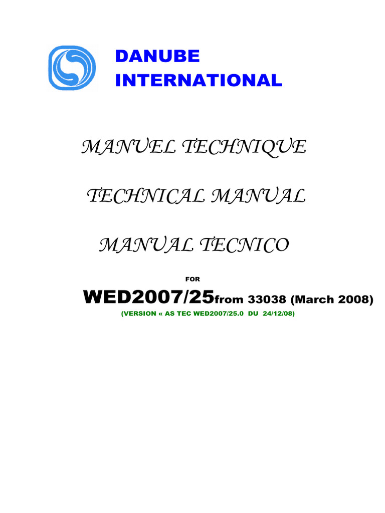 Manual Lavadora Danube Wed27e-Et | PDF