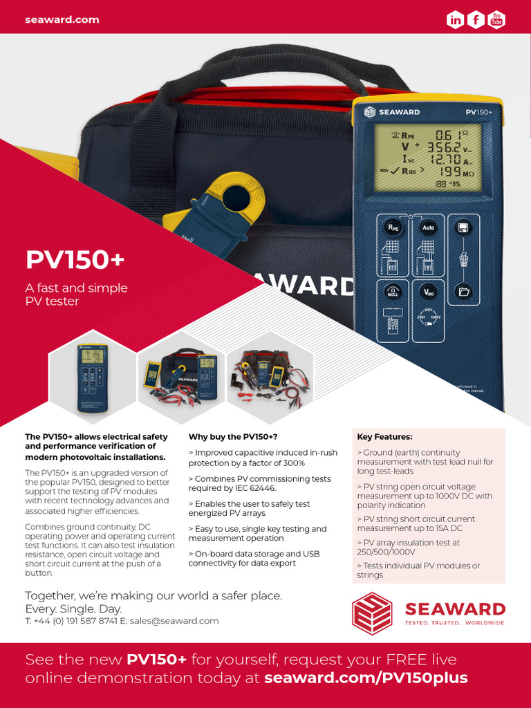 PV150 Plus | PDF | Photovoltaics | Solar Panel