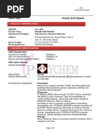 Great Value Bleach MSDS Sheet | PDF | Personal Protective Equipment | Water