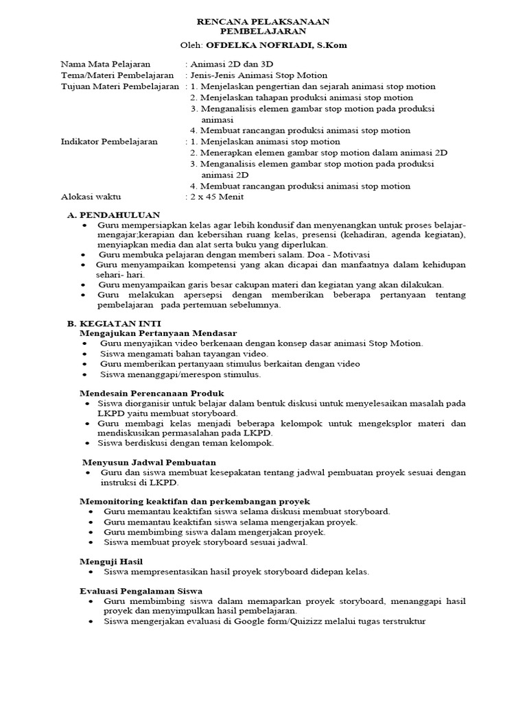 Ofdel RPP - CGP - 11 - Reguler | PDF | Career & Growth | Computers