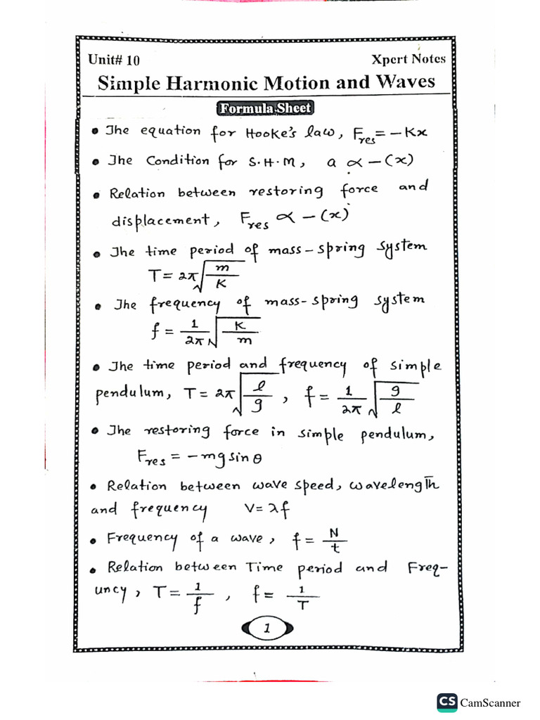 Xpert Notes For Class 10th Physics | PDF