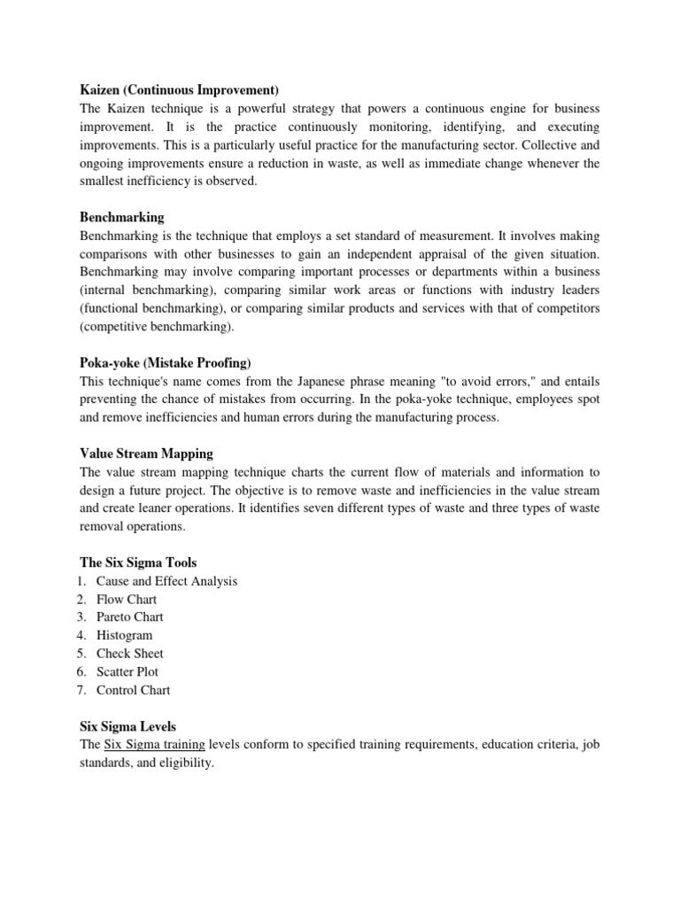6sigma Basics00007 | PDF