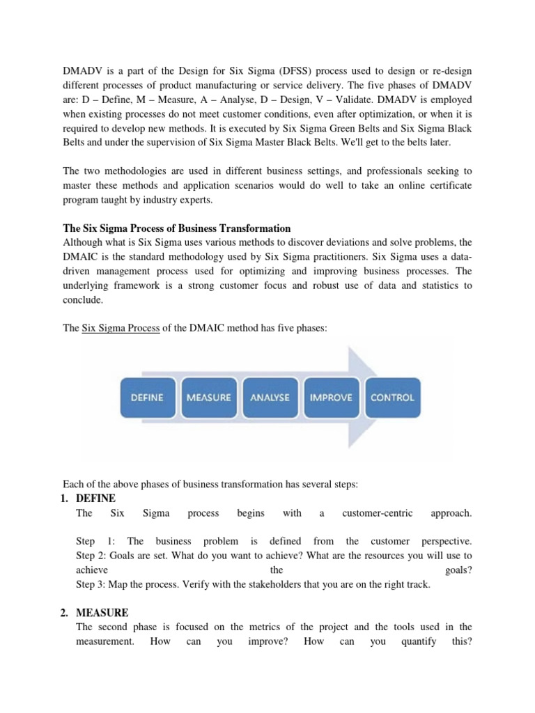 6sigma Basics00004 | PDF | Business