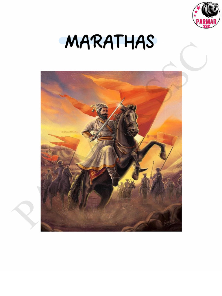 MEDIEVAL HISTORY LECTURE 8 Marathas ENGLISH PDF NOTE UPLOADED | PDF
