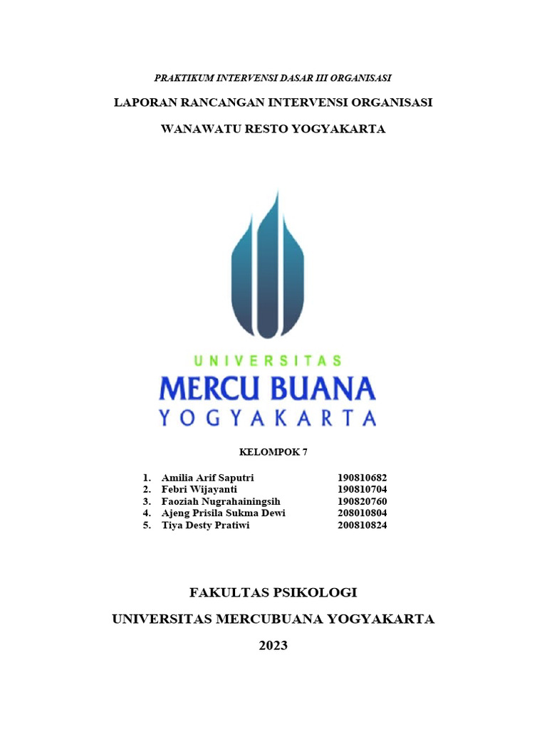 Praktikum ID3 - Kelompok 7 - UTS | PDF