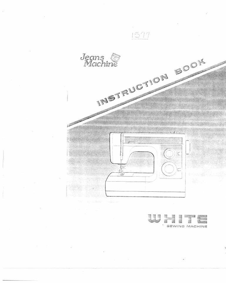 White 1577 Sewing Machine Instruction Manual | PDF | Sewing Machine ...