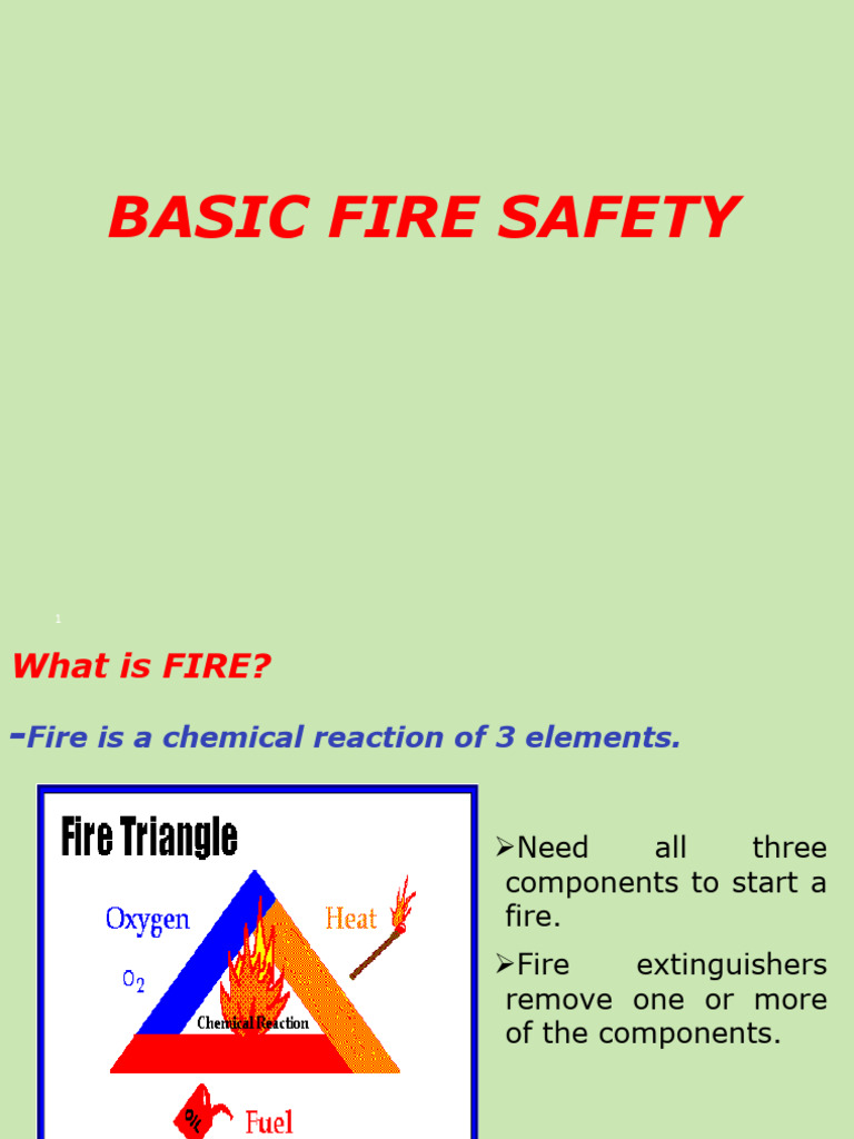 Basic Fire Safety | PDF
