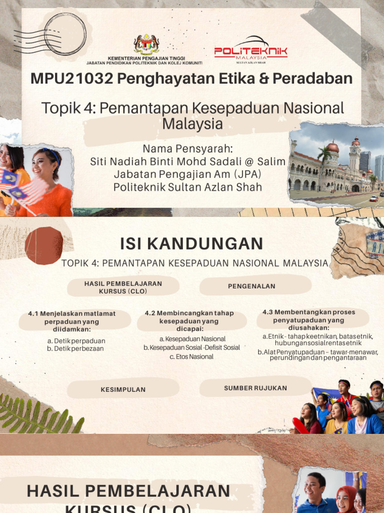 Proses Penyatuan Sosial di Malaysia | PDF