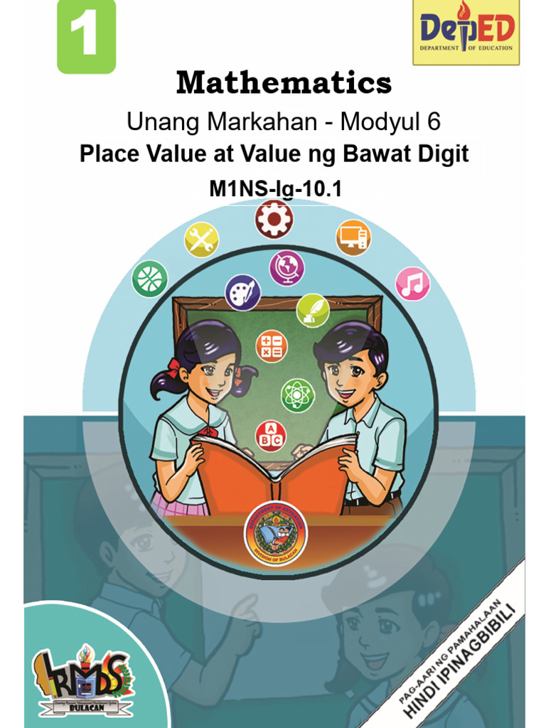 Grade 1 - q1 - Week 6 - Place Value at Value NG Bawat Digits ...
