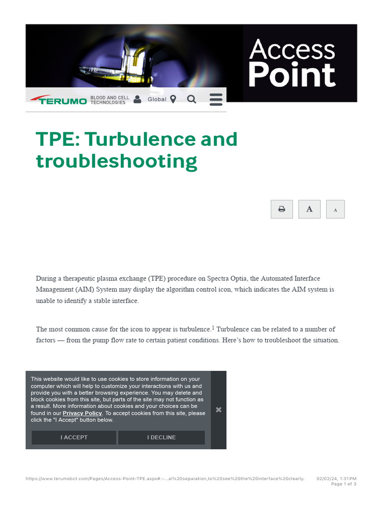 TPE- Turbulence and troubleshooting | PDF