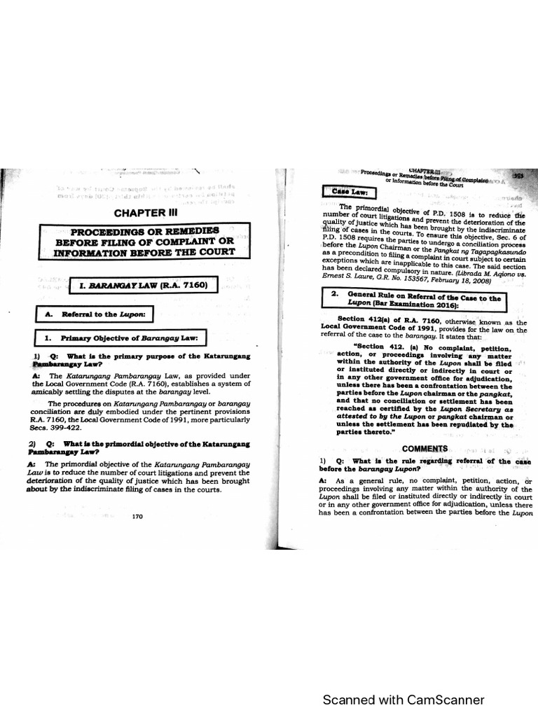 Rem2 Tan - Brgy | PDF