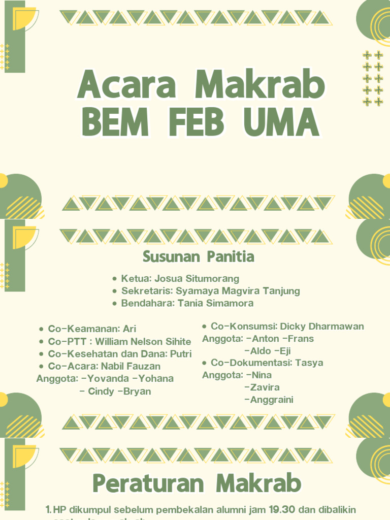 Makrab BEM Fix | PDF | Memasak, Makanan, & Anggur