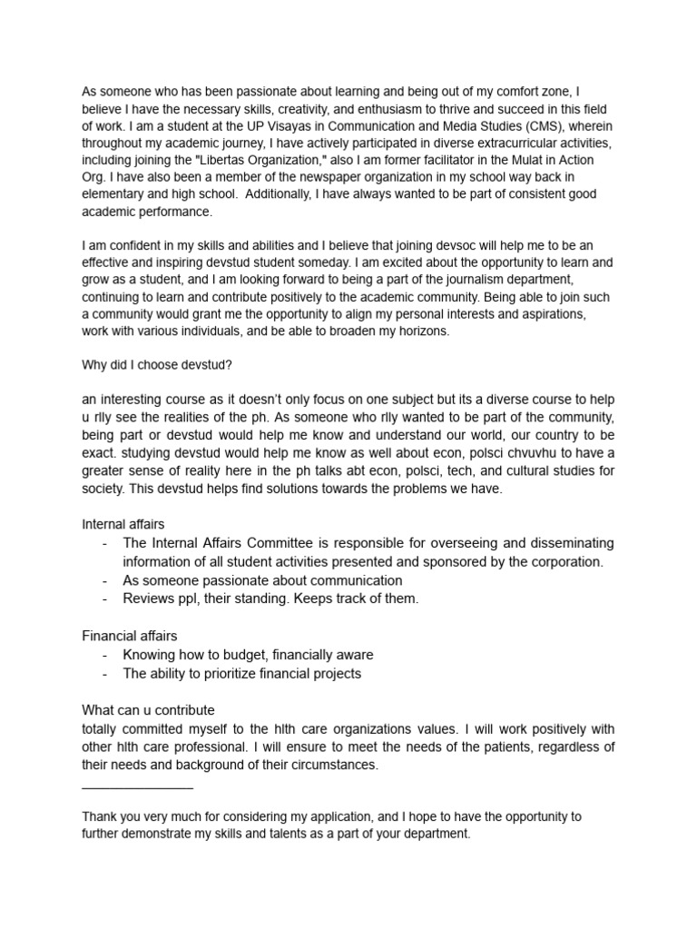 Goodluck! For Interview Kemi | PDF