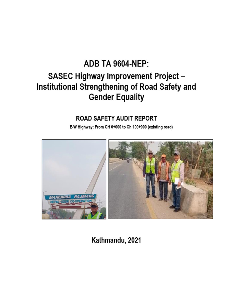 RSA Report E-W Highway | PDF | Road | Road Traffic Safety
