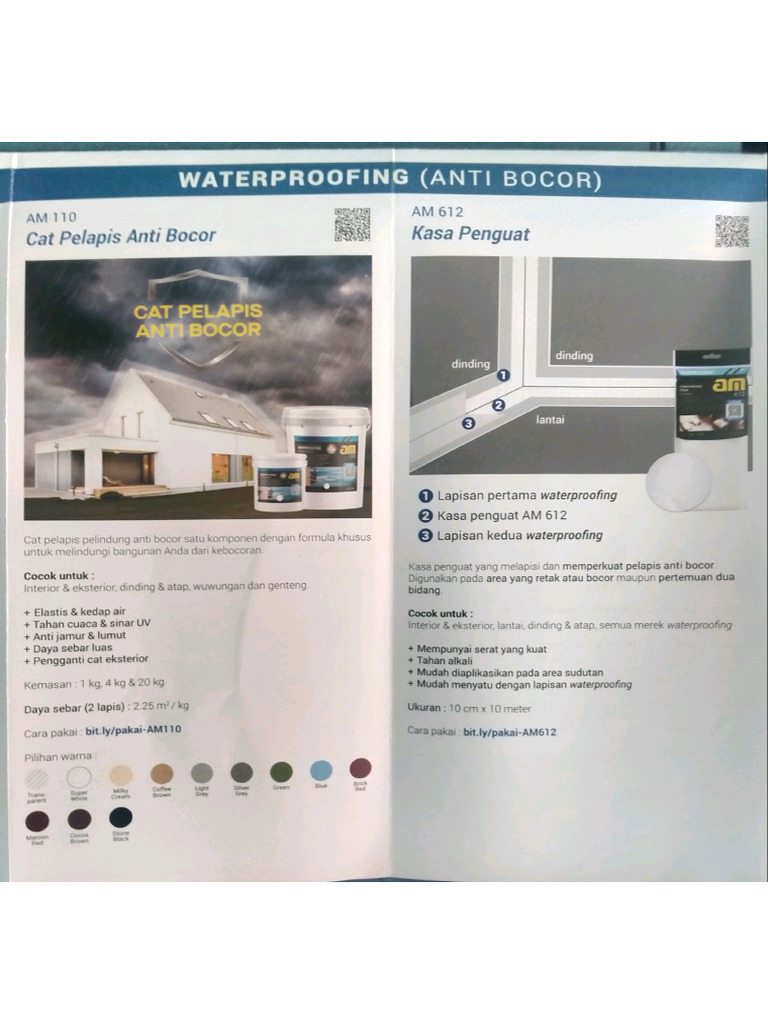 Lampiran Dukungan Waterproofing | PDF