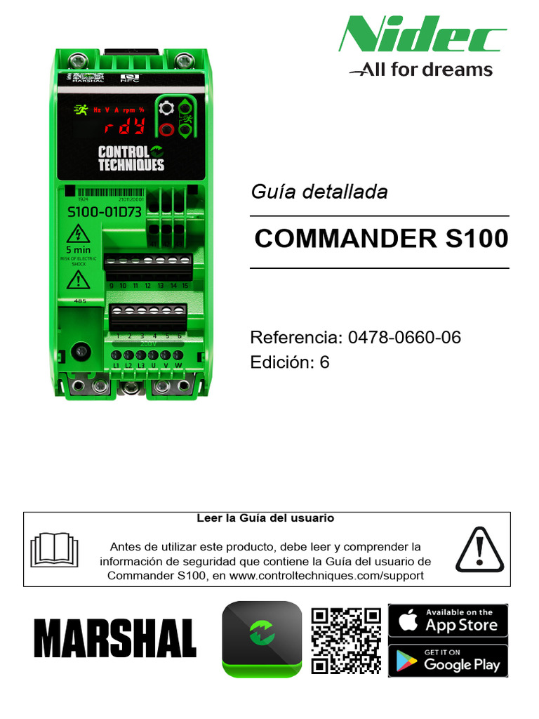 Guía del Usuario Commander S100 | PDF | Fusible (Eléctrico) | Relé