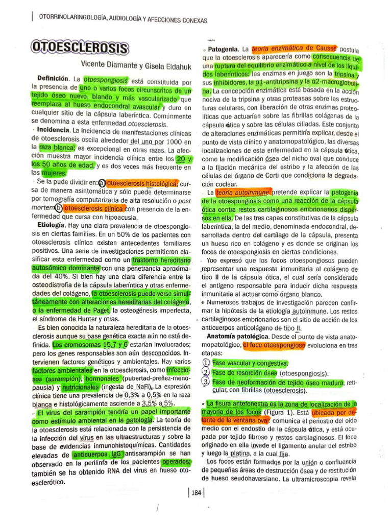 Otoesclerosis ORL | PDF