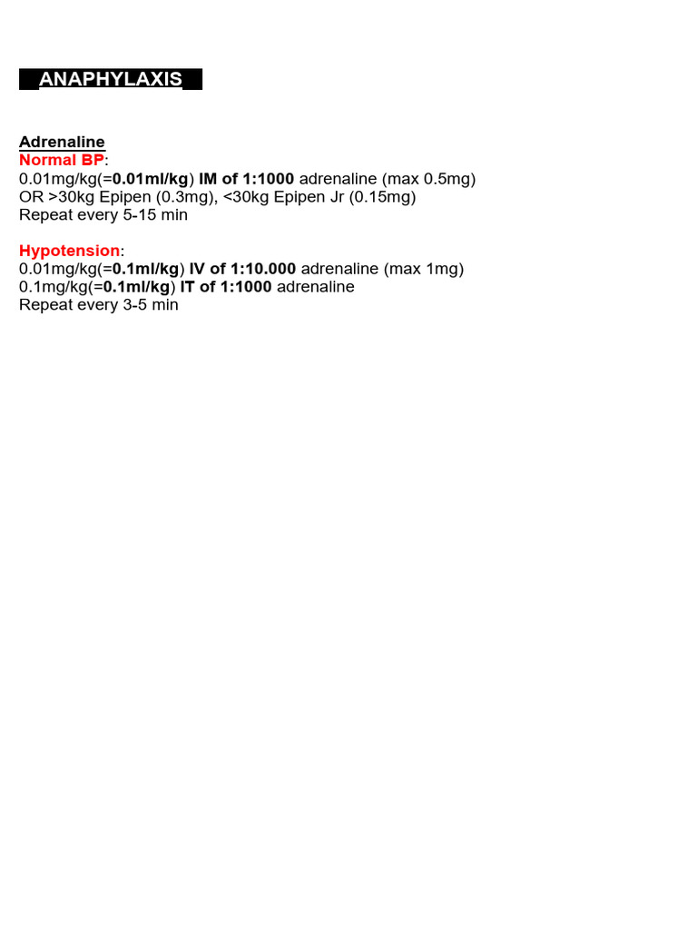 Pediatric Medication Dosages Guide | PDF