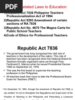 Ra 7836 | PDF