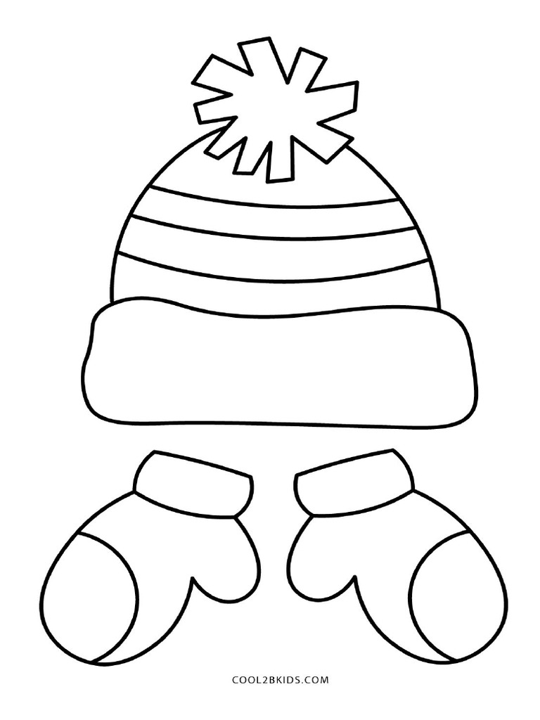 Preschool Winter Coloring Sheets | PDF