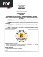 Official Seal of Sangguniang Kabataan | PDF | Justice | Crime & Violence