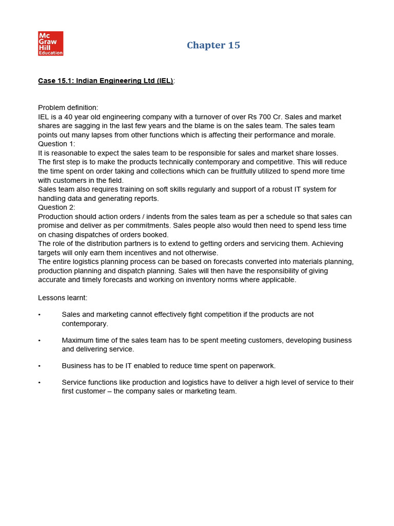 CHP 15 Casenotes | PDF