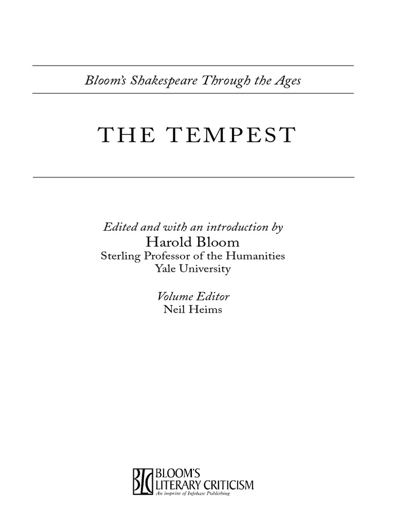 Summary and Key Acts of The Tempest - Removed | PDF | The Tempest