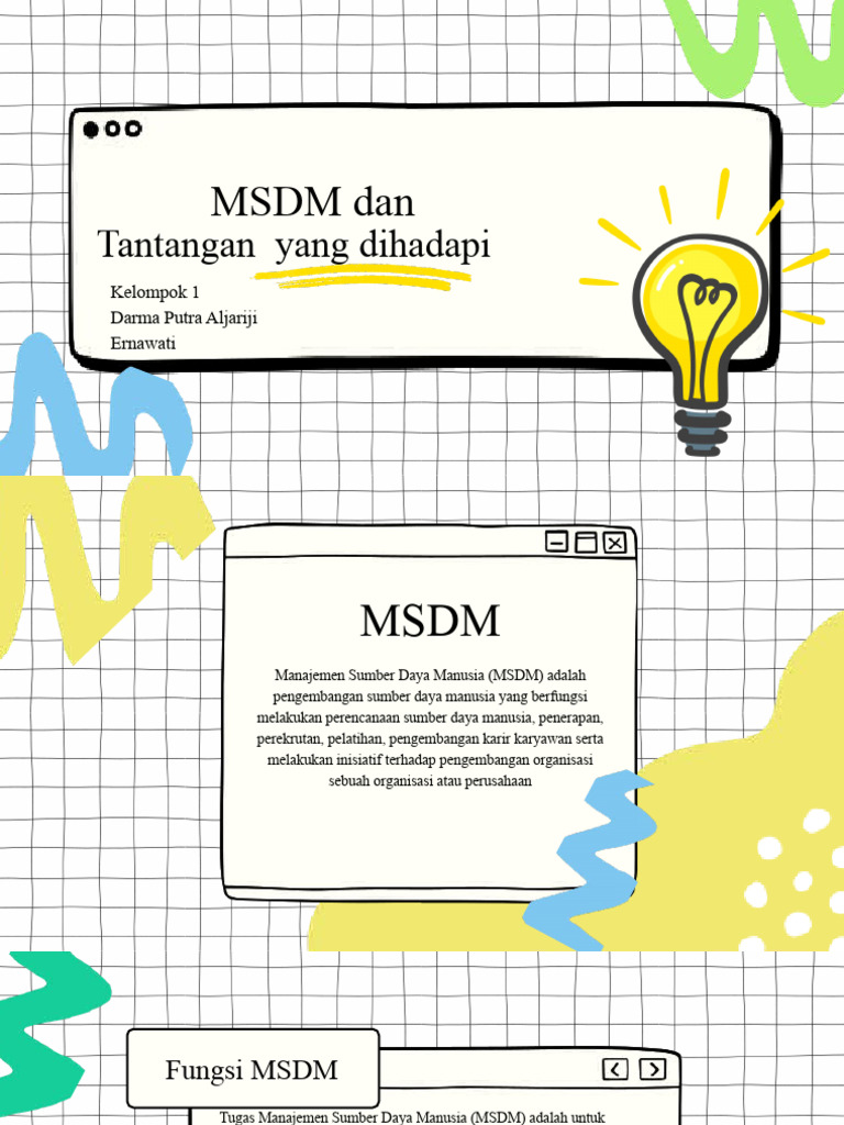 MSDM Dan Tantangan Yang Dihadapi - KLP 1 | PDF