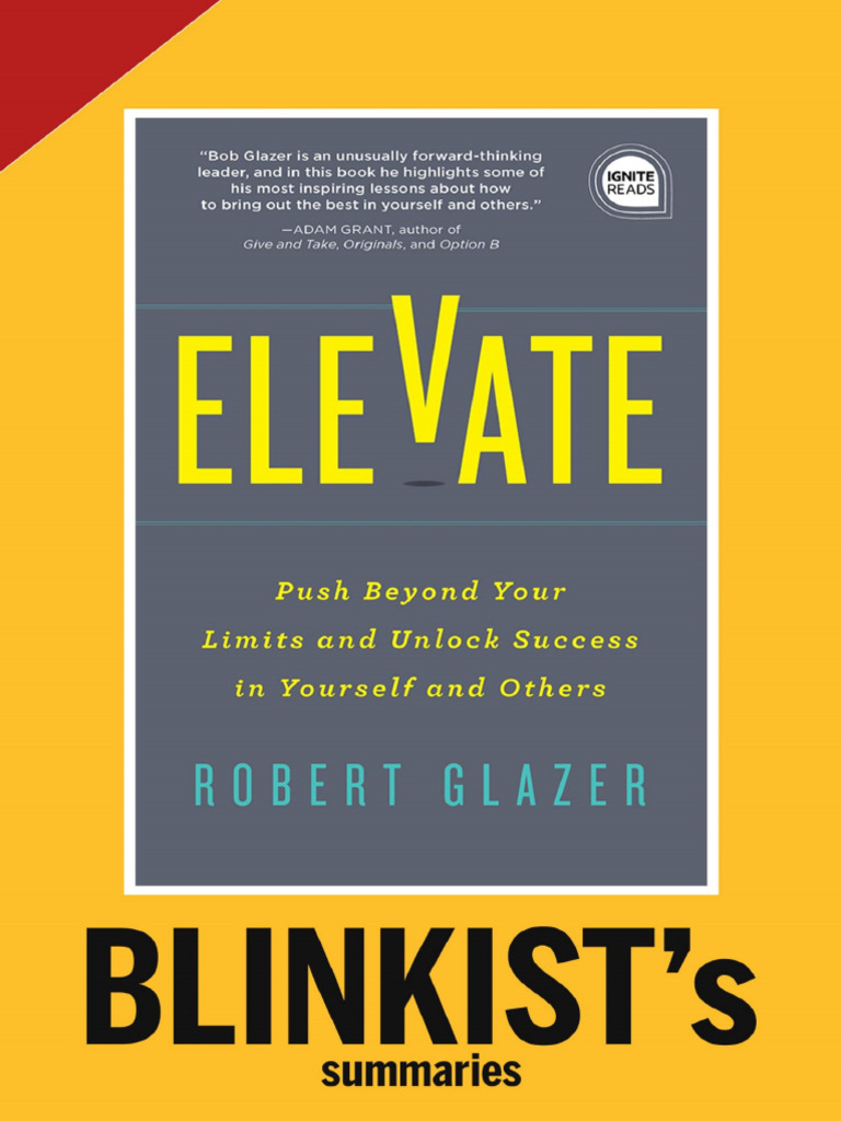 OceanofPDF - Com Elevate - Robert Glazer | PDF | Career & Growth | Self ...