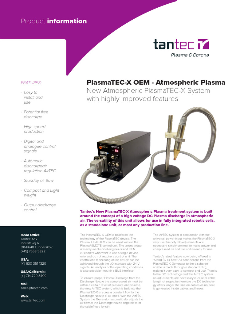 PlasmaTEC-X-OEM-GB | PDF