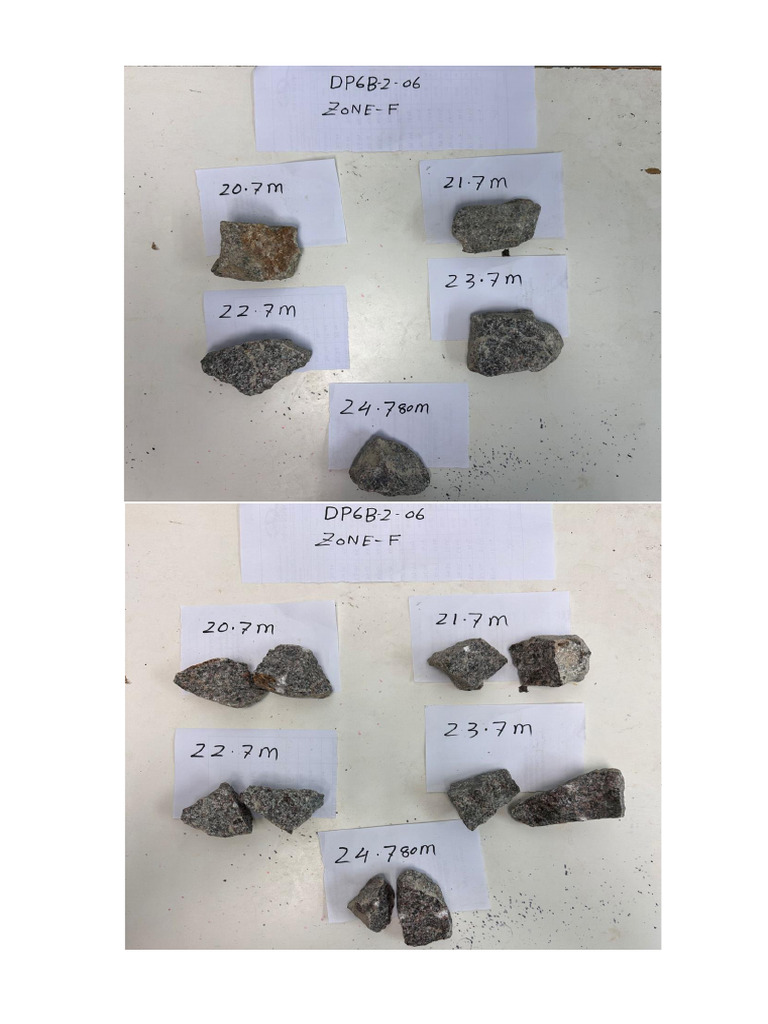 DP6B-2-06 Rock Samples | PDF