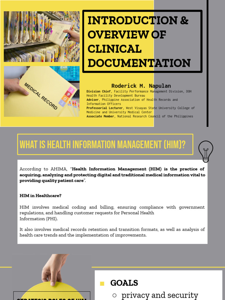 NapulanRM - CDI, Introduction, Standards and Policies HIM | PDF ...