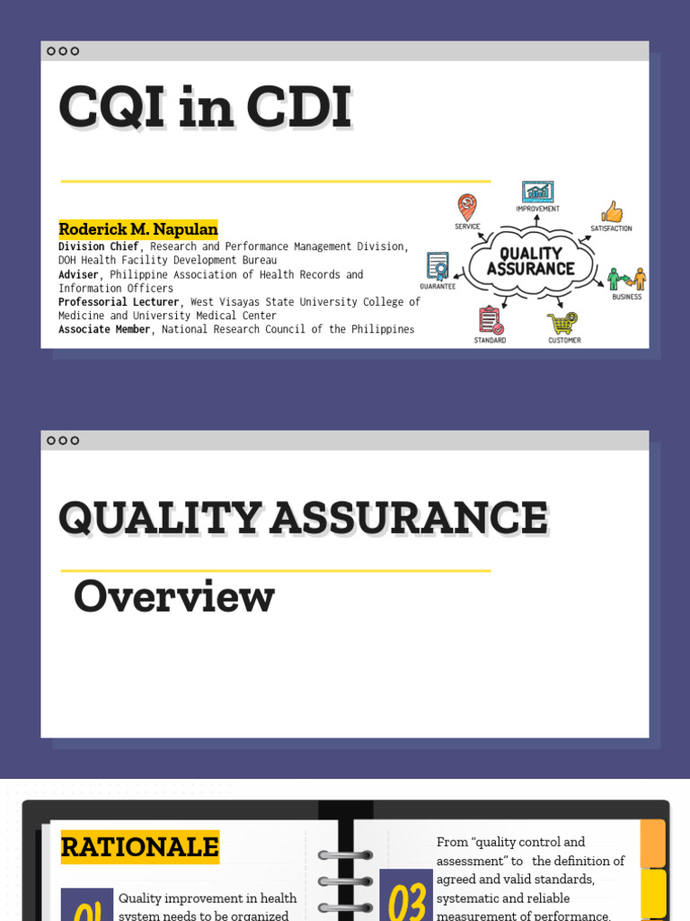 NapulanRM - CQI in Records and Clinical Documentation Improvement | PDF ...