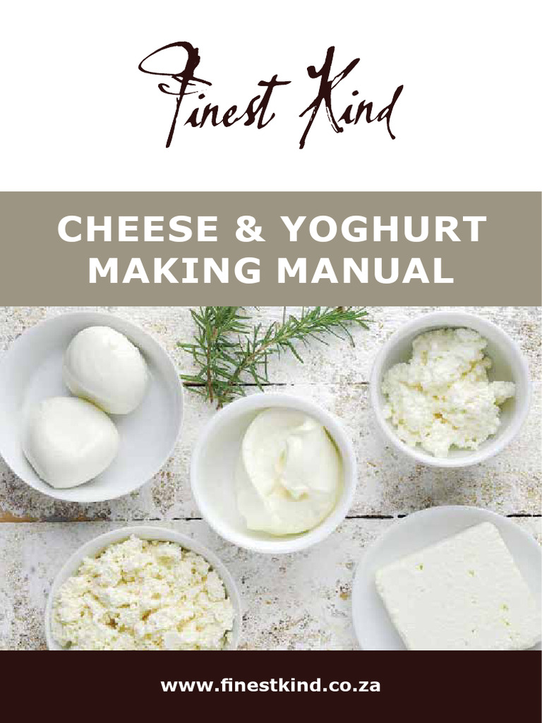 Cheese & Yoghurt Making Manual | PDF