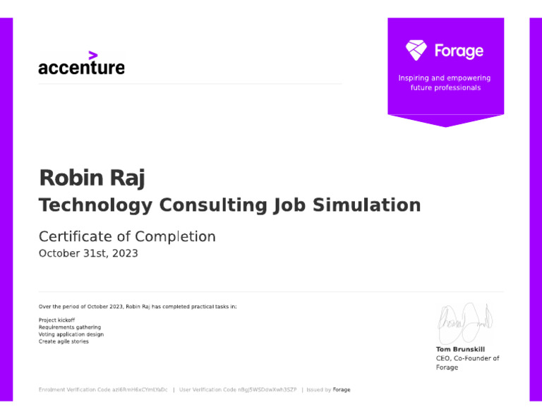 Robin Raj Internship Certificate | PDF