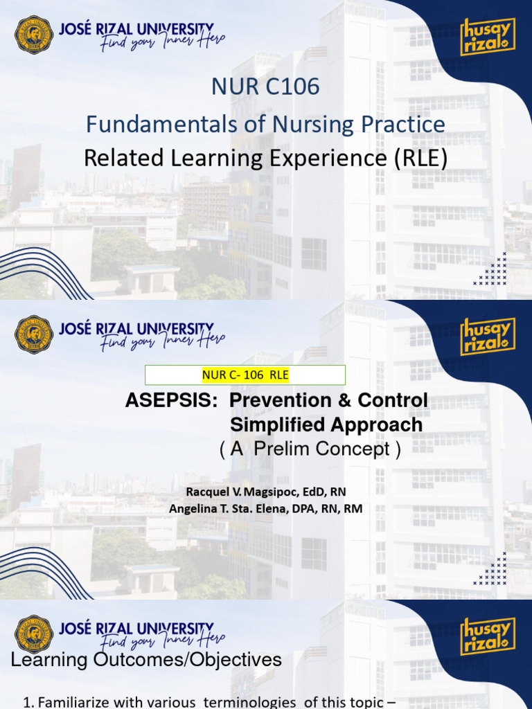 Modified Asepsis - Simplified | PDF