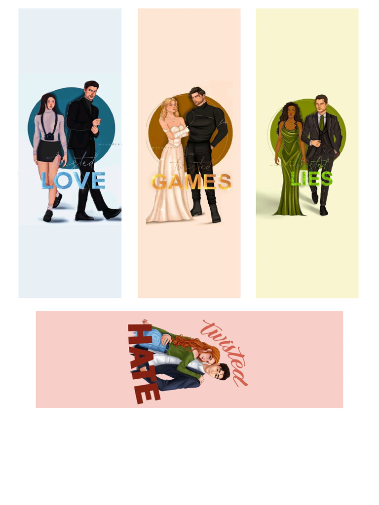 Marcapaginas Saga Twisted Games | PDF