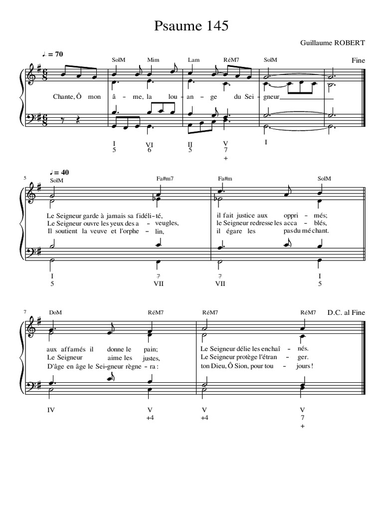 Psaume 145 Pdf